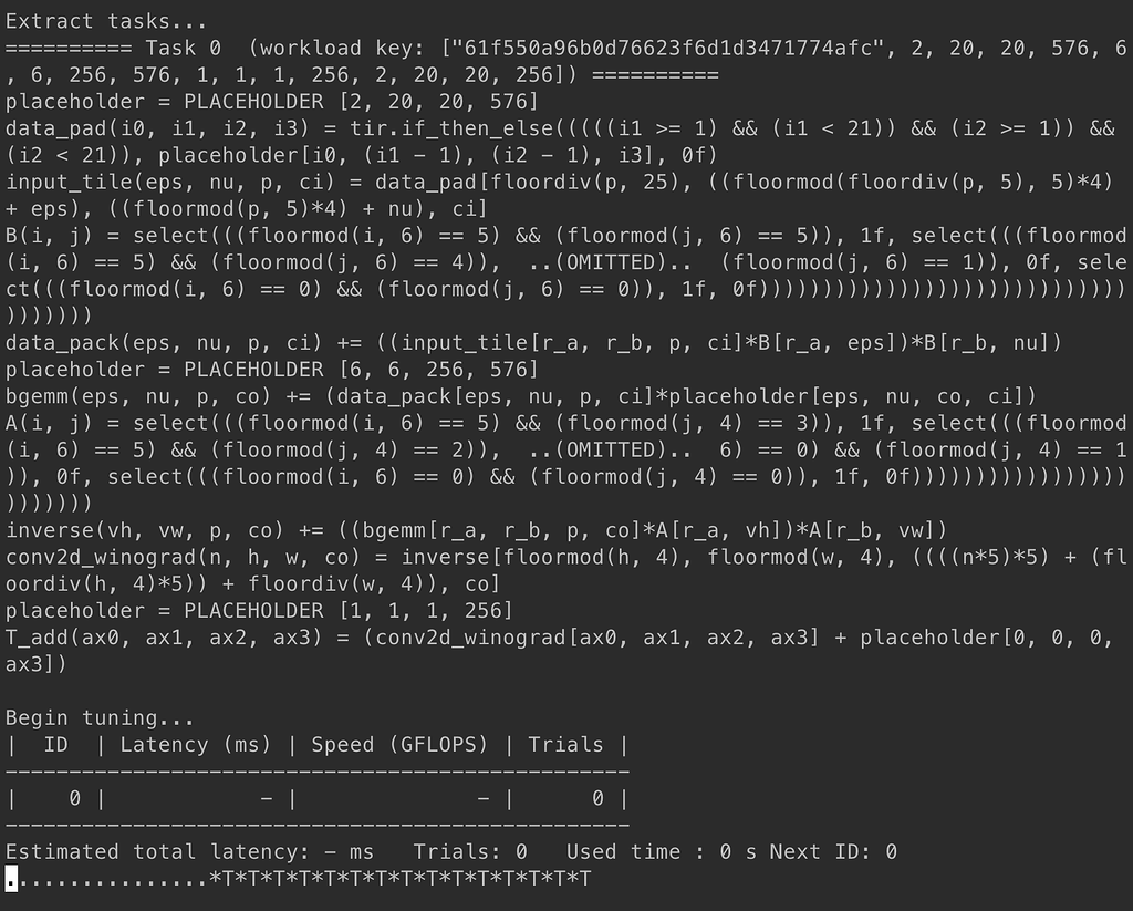 [Ansor Turning on llvm-bdver4]No latency for Wingrad Conv on AMD - Troubleshooting - Apache TVM ...