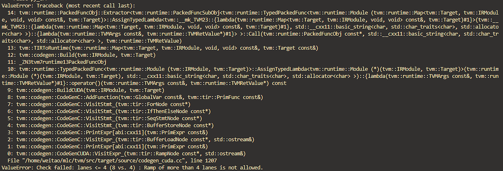 Different codegen behaviour when codegen vectorize - Development - Apache TVM Discuss